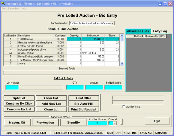 Software By Auctioneers, For Auctioneers
